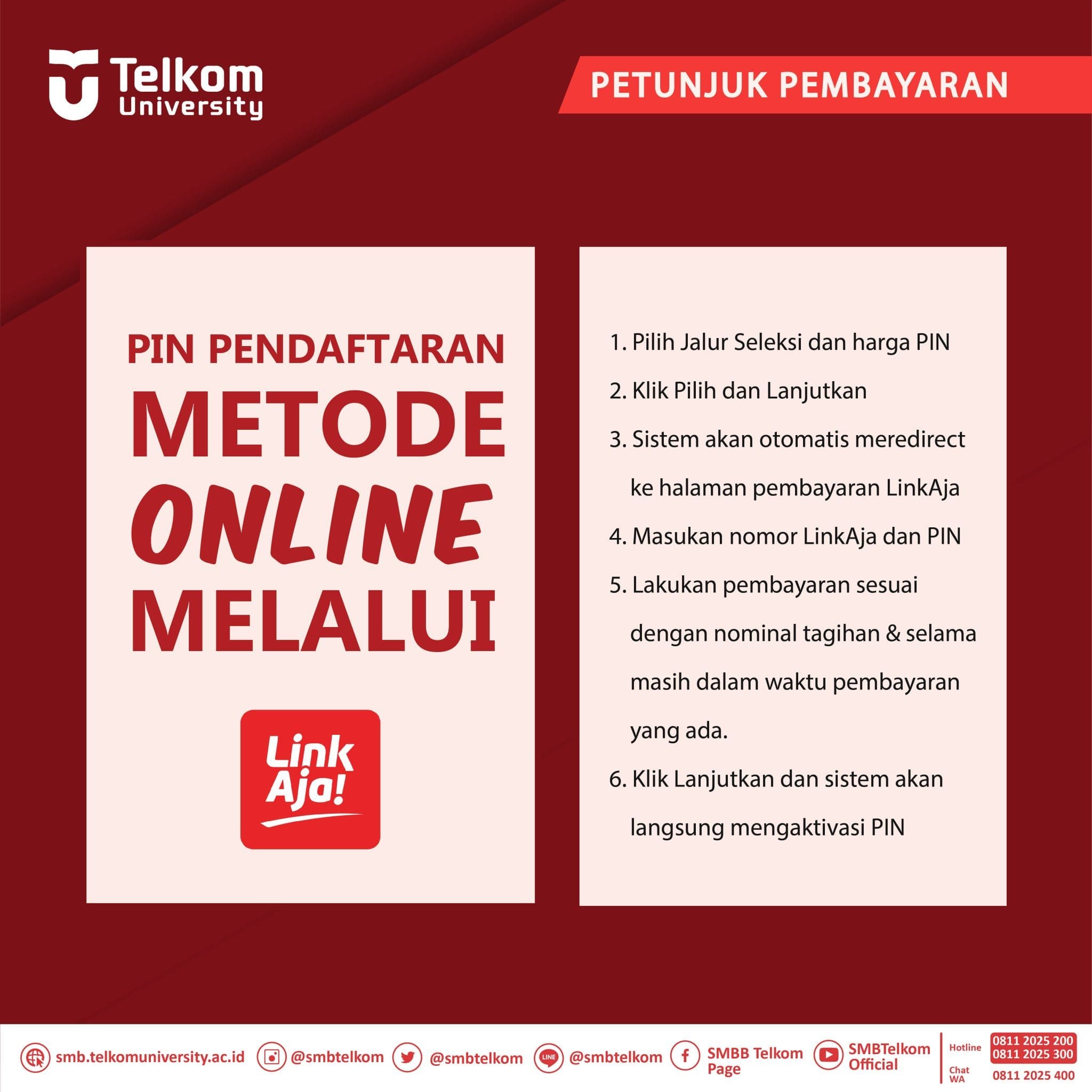 Bagaimana cara Pembayaran PIN Online SMB Telkom University? | FAQ ...